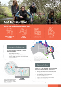 Brochures and reports – Atlas of Living Australia