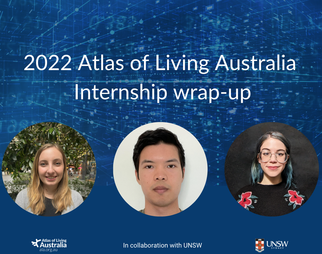 Internship opportunities at the Atlas of Living Australia – Atlas of Living Australia