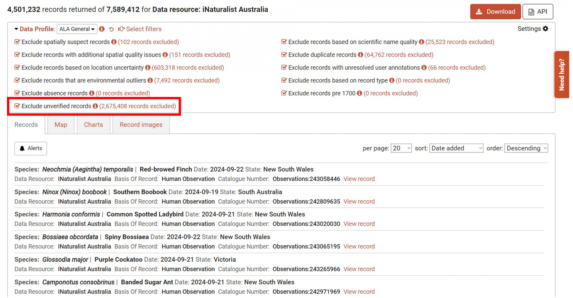 Improving the ALA’s search results – Atlas of Living Australia